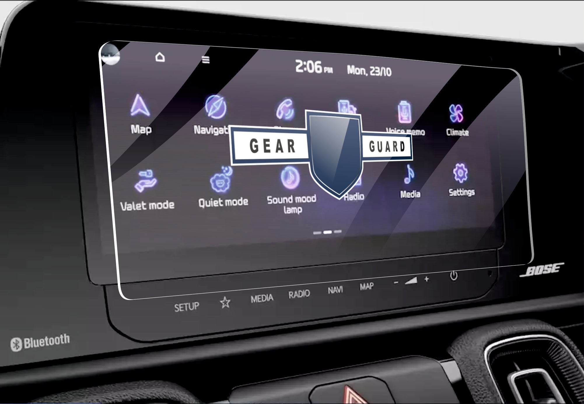 Kia Sonet Facelift HTX GTX X Line Touch Screen Guard Bundle 10 Gear Guard